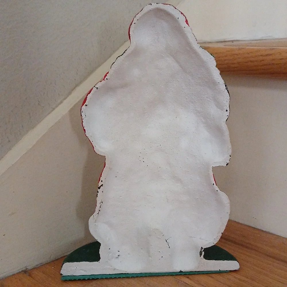vintage Christmas | Holiday | Vintage Christmas Santa Cast Iron Door ...